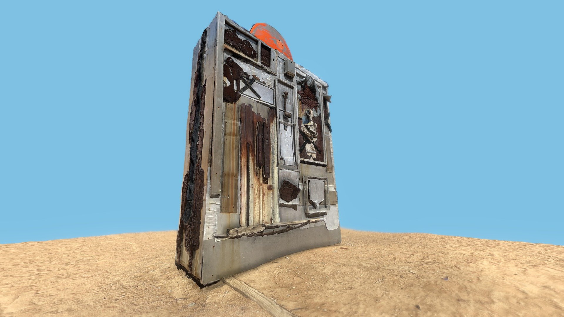 Old Volks at Home, 1994 Noah Purifoy - 3D model by Austin Beaulier ...