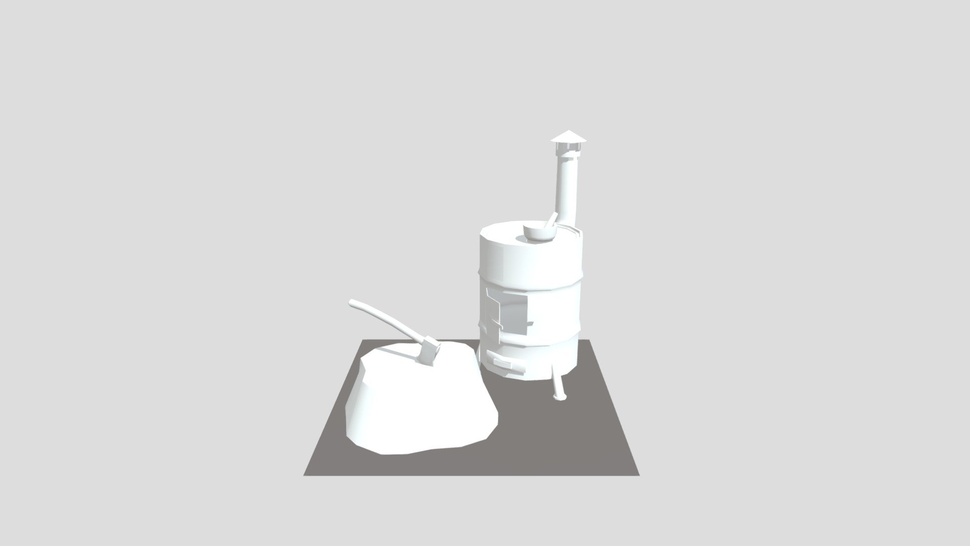 Forest Loner - 3 Simple props - 3D model by Nemeș Andrei (@Nemes_Andrei ...