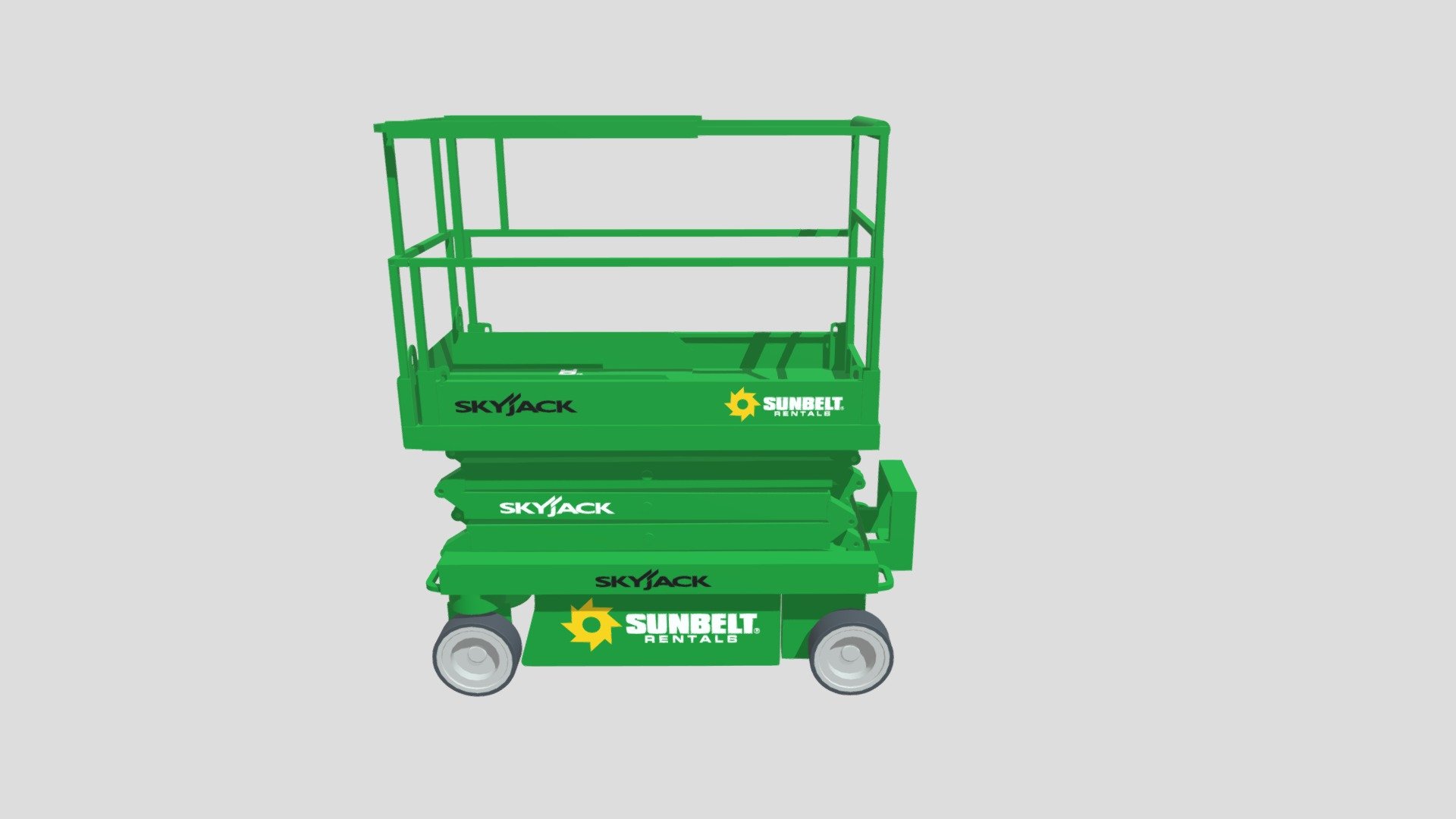 Sunbelt Rentals Electric Scissor Lift SJ3219 - 3D model by bimstore ...