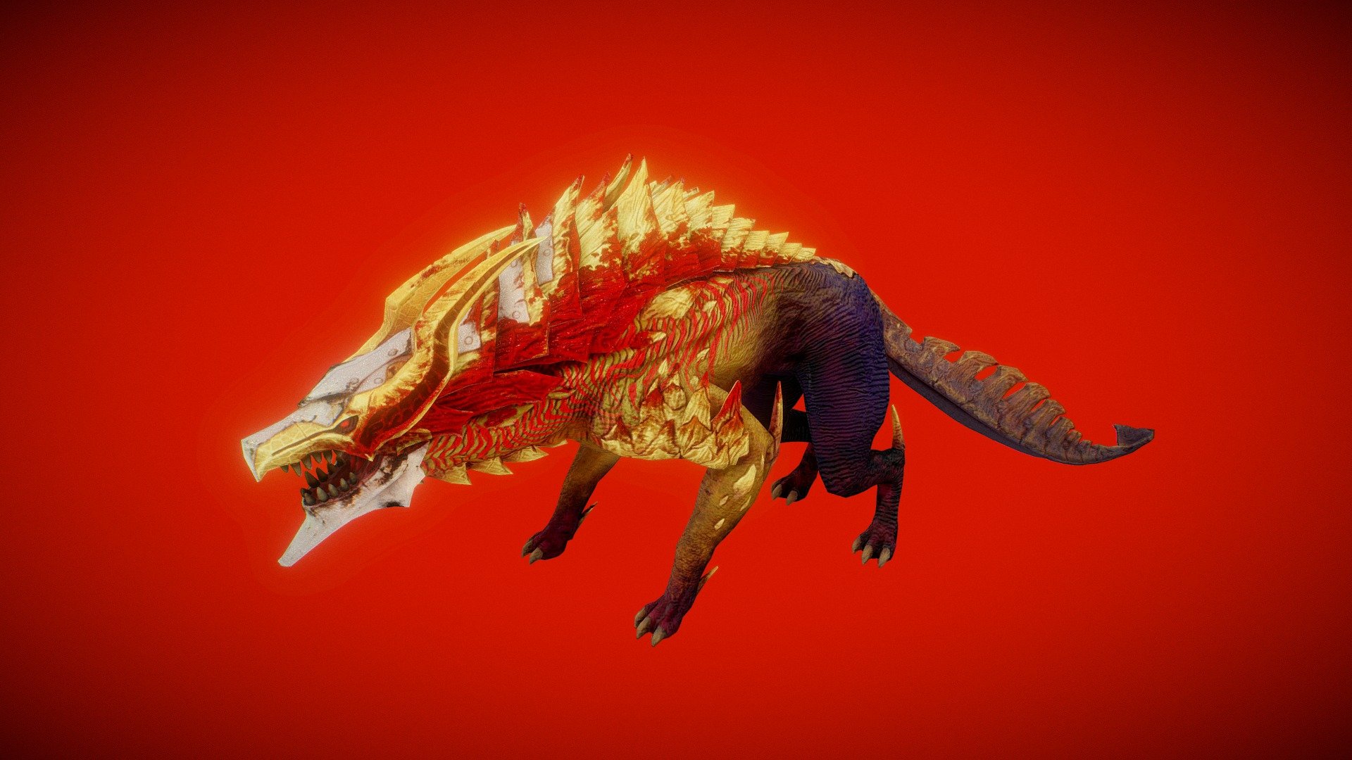 Fire Lykaios - Download Free 3D model by Luna Studio (@StudioLuna ...