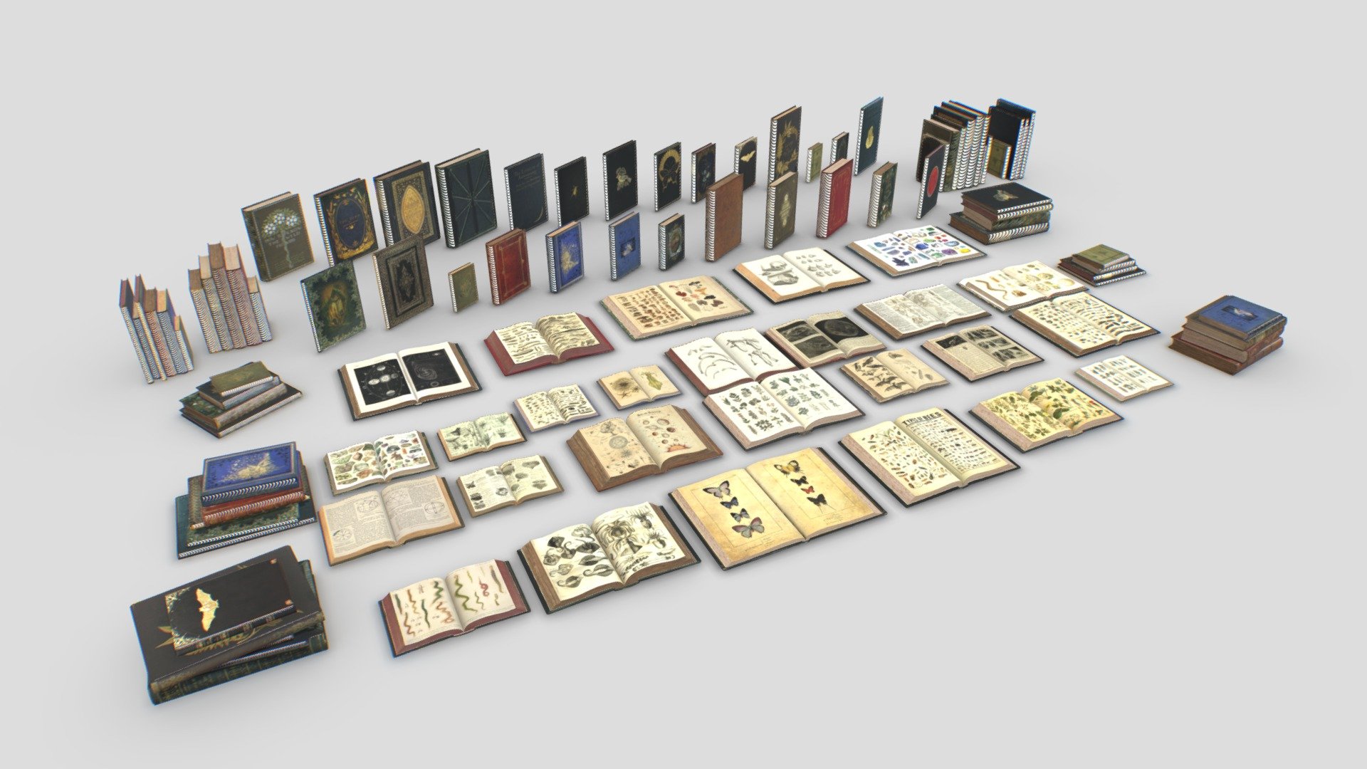 RPG Books - Buy Royalty Free 3D model by 32cm [983e3a1] - Sketchfab Store