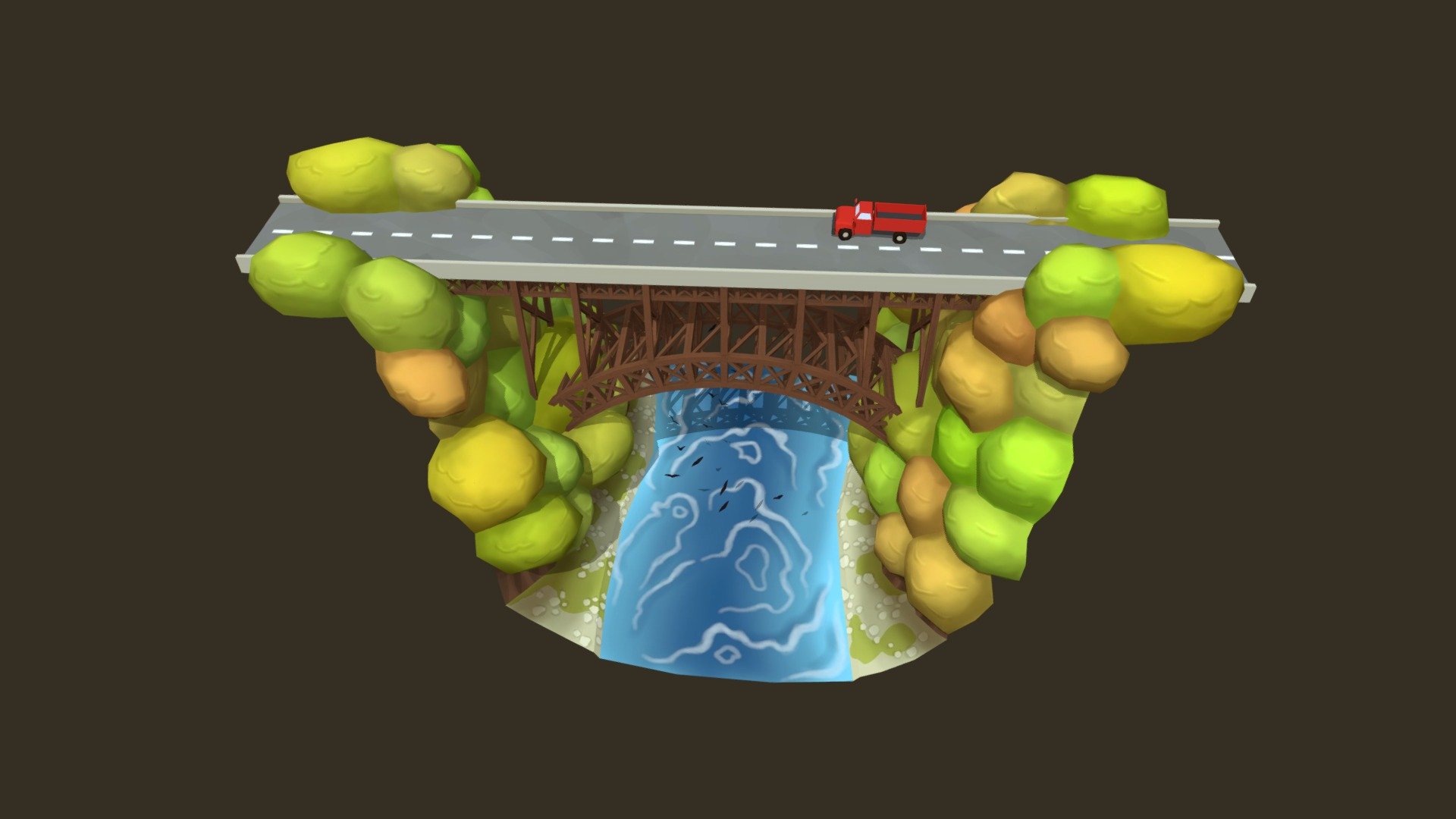 New River Gorge Bridge - 3D model by johanhandin [983ef95] - Sketchfab