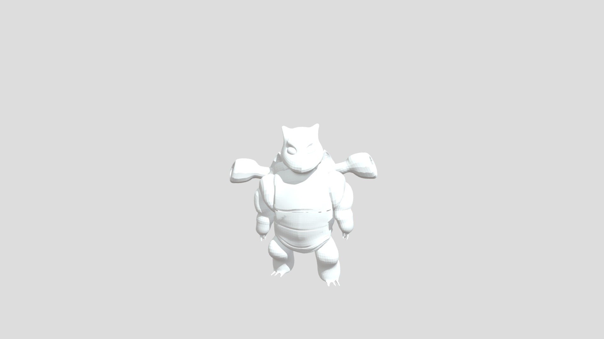 Blastoise Idle Stance - 3D model by sokchamp [98405d0] - Sketchfab