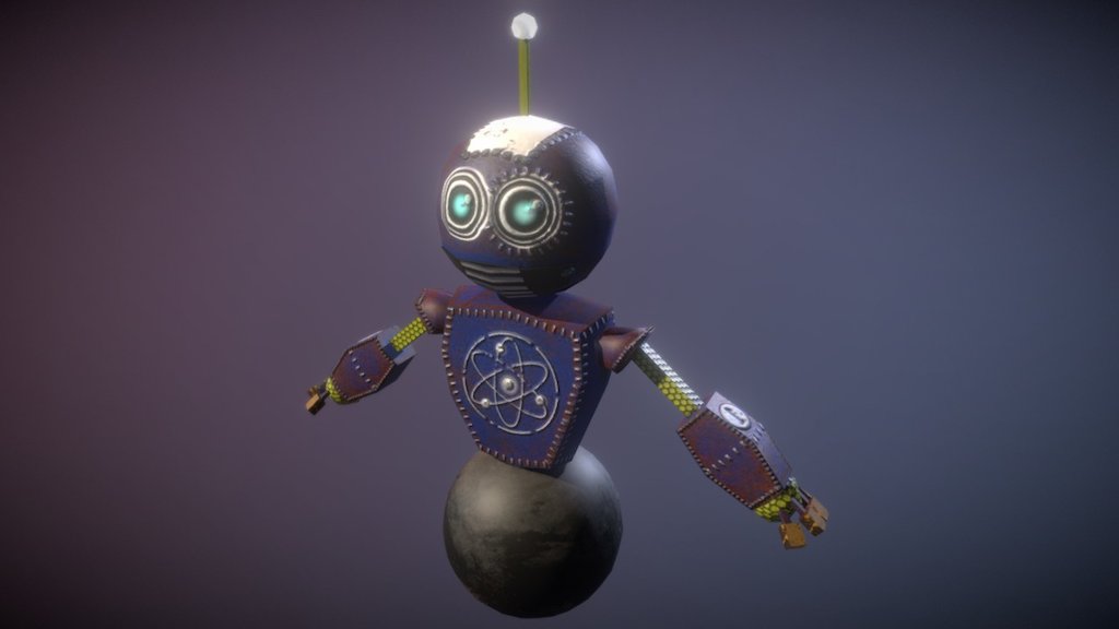 OddBot (not animated) - 3D model by Christian Daly Design (@christian ...