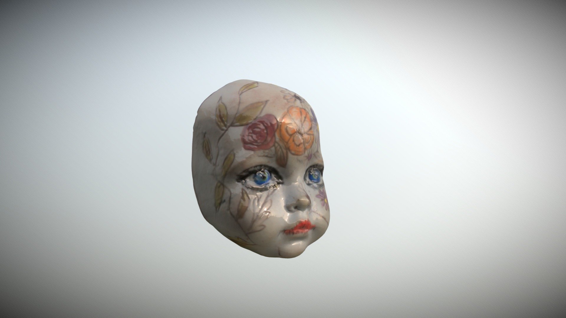 Doll Mask - low poly - 3D model by betaForm.solutions [9841ef0] - Sketchfab