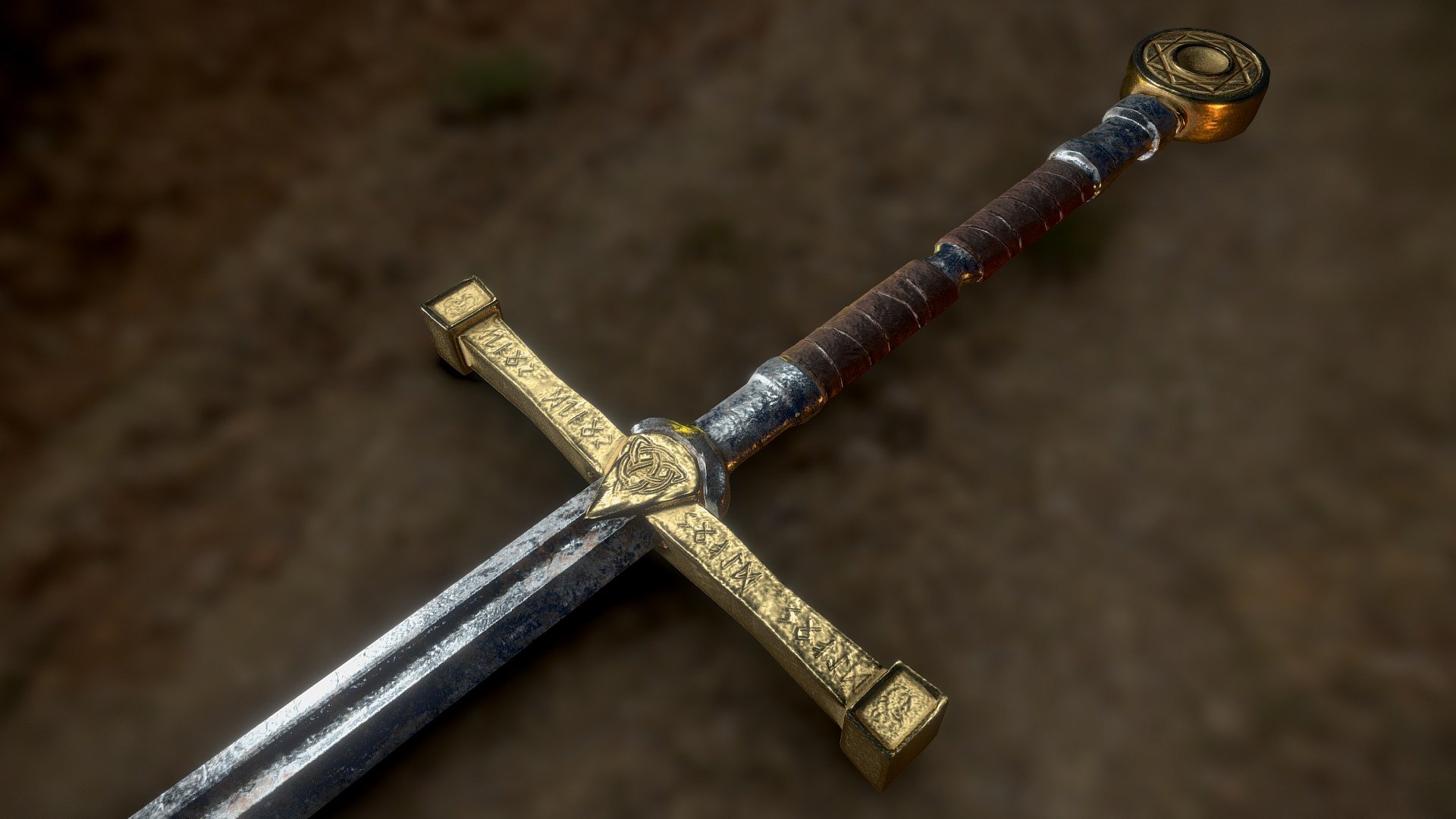 Andlangr Sword (midpoly) - Download Free 3D model by DeLeon (@dele0n ...