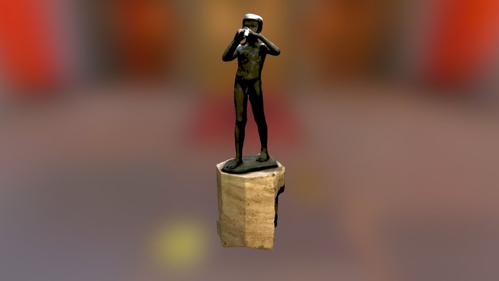 Boy with flute - 3D model by klen.copic [9842a53] - Sketchfab