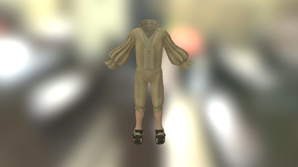 Poet Outfit - 3D model by recastaldi [984362c] - Sketchfab