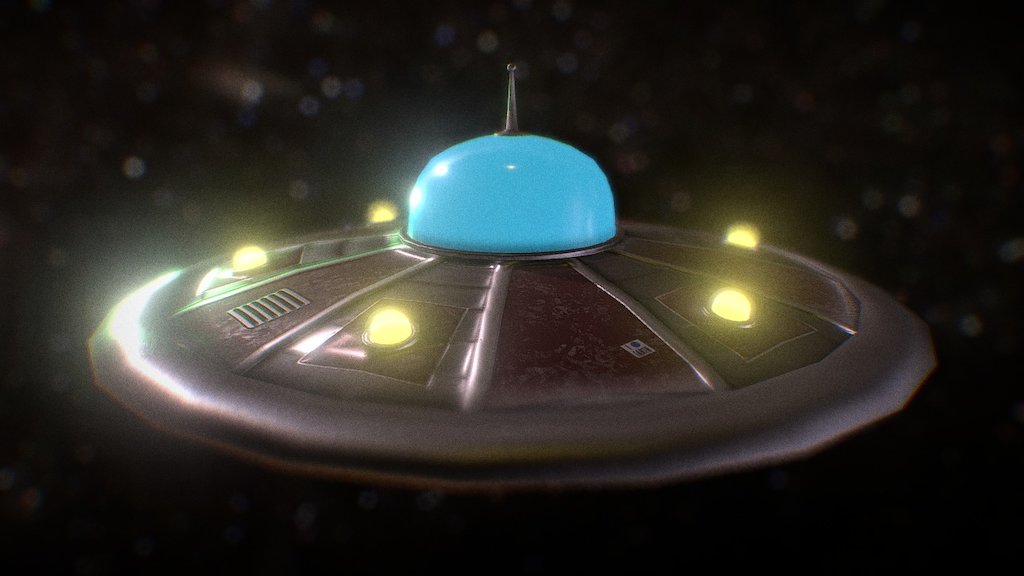 UFO - Download Free 3D model by dakmonster [98438ed] - Sketchfab