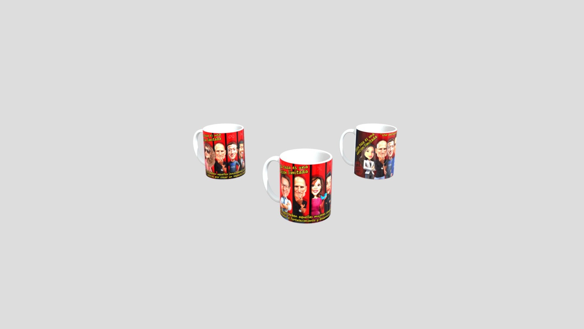 3mugs Skechfab 3d Model By Oscar Becerra Multimedia