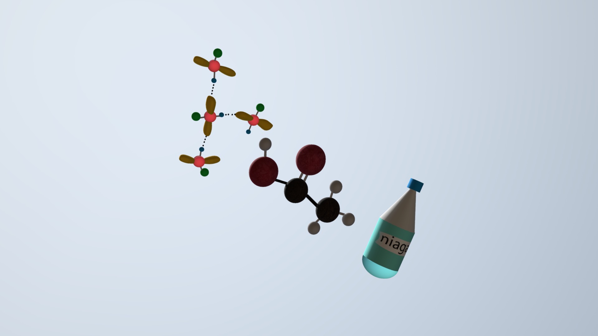 Molecule - 3D model by ayudevi [98444e4] - Sketchfab