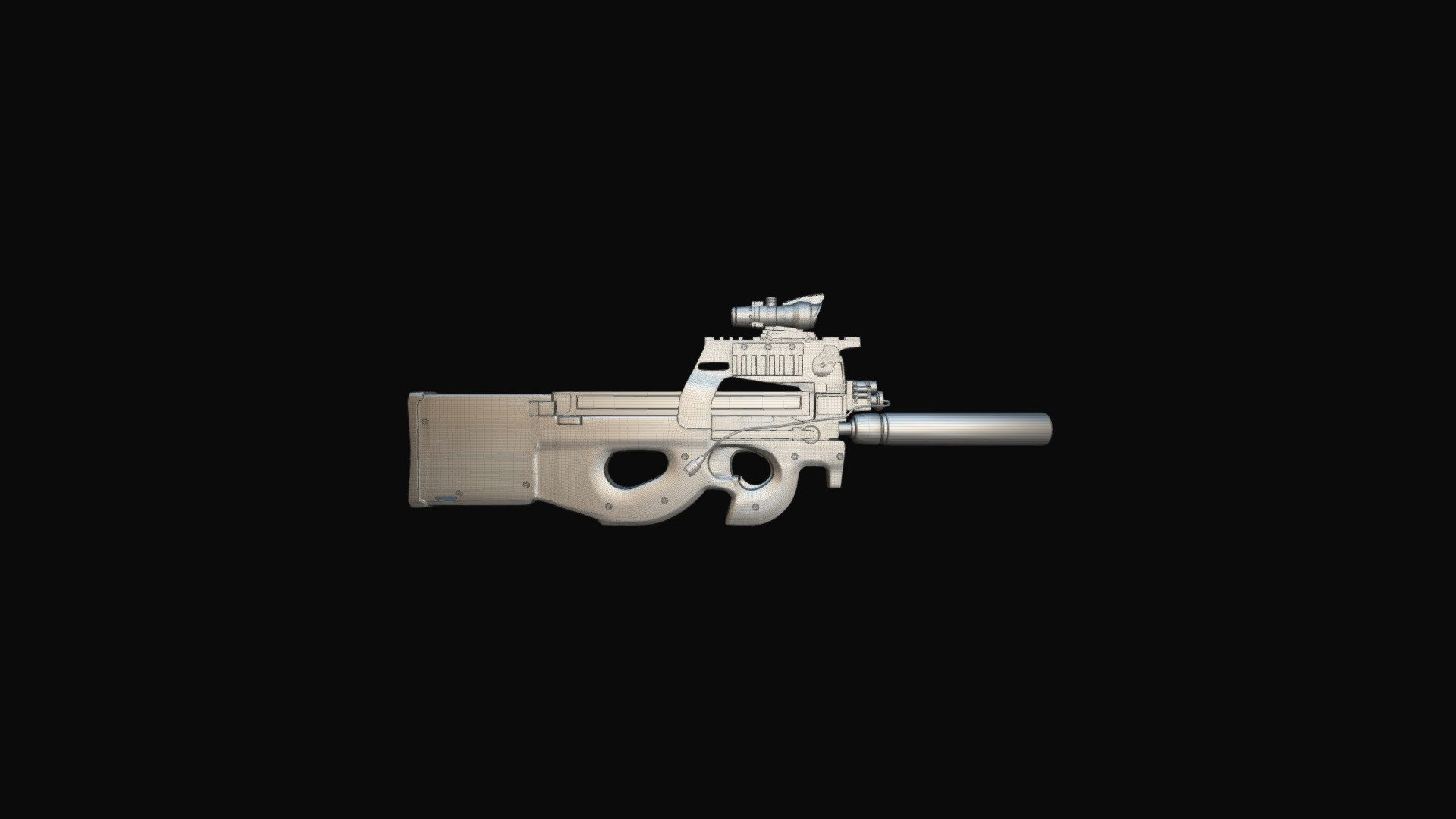 p90 - 3D model by StuartRiches [9846445] - Sketchfab