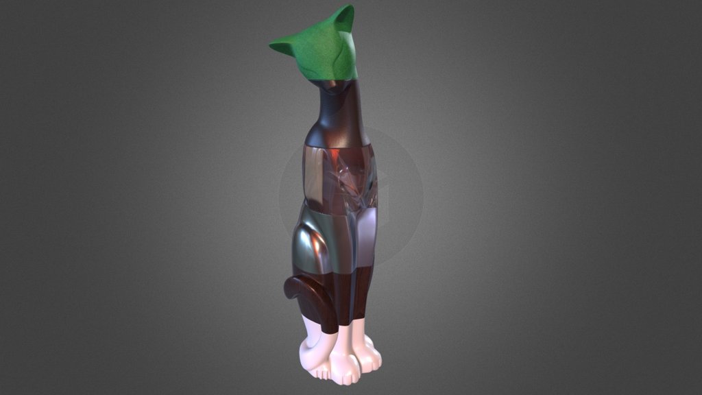 Cat Texture Test - 3D model by Dmitriy (@kremok) [984877d] - Sketchfab