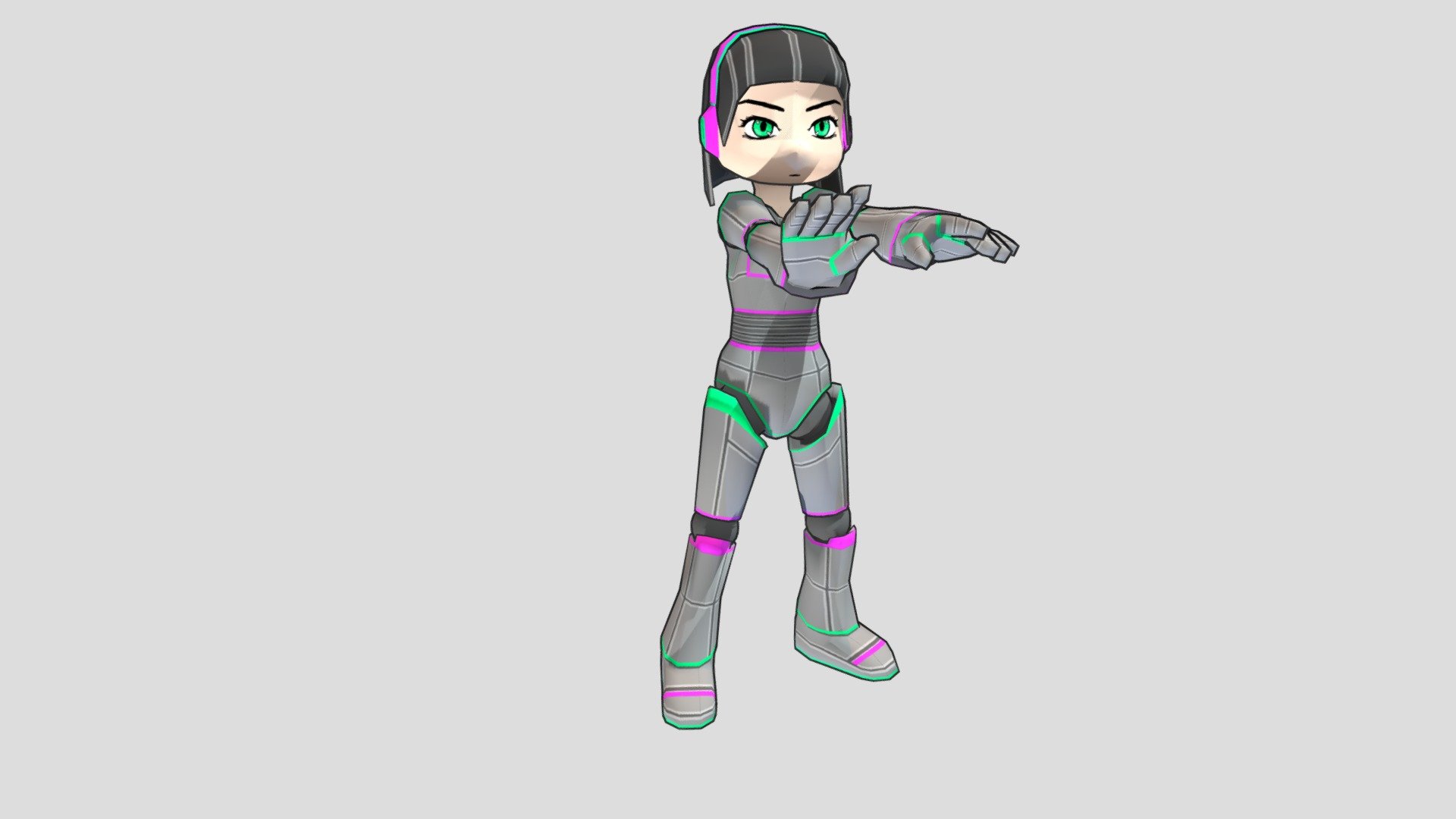 Female Robot - 3D model by Stigia Studio (@stigiastudio) [984bec4 ...