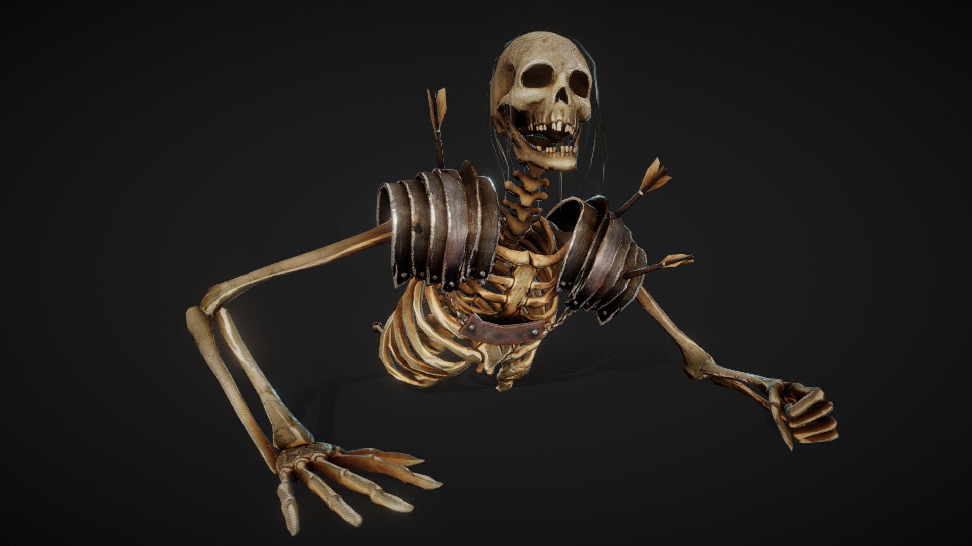 Skeleton Half - Shardhunters - 3D model by BellonaStudio [984cabb ...