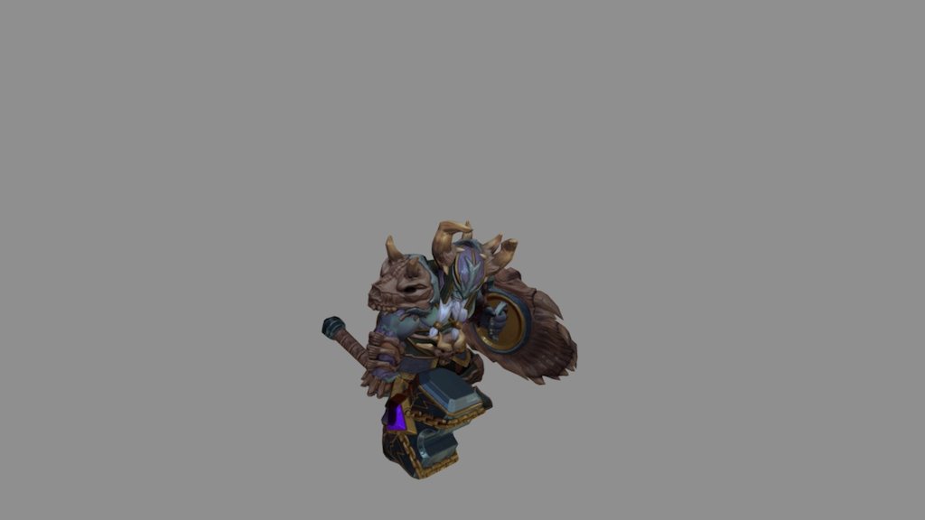 Fafnir Skin 3 Dwarf Rig Taunt Animation - 3D model by NVixen [984cce3 ...