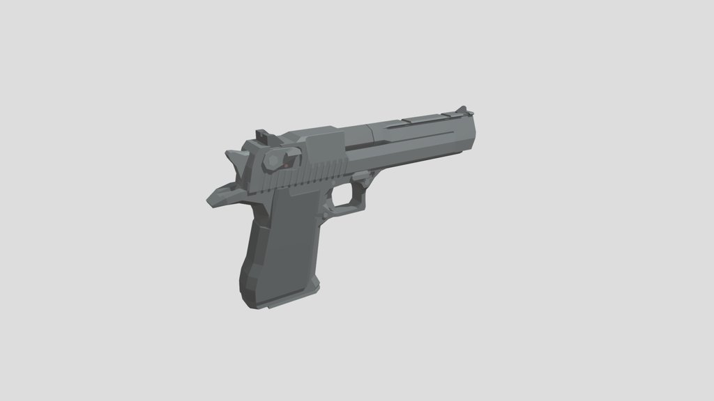 Handguns Pistols Downloads - A 3D model collection by Eve Bat Studios ...