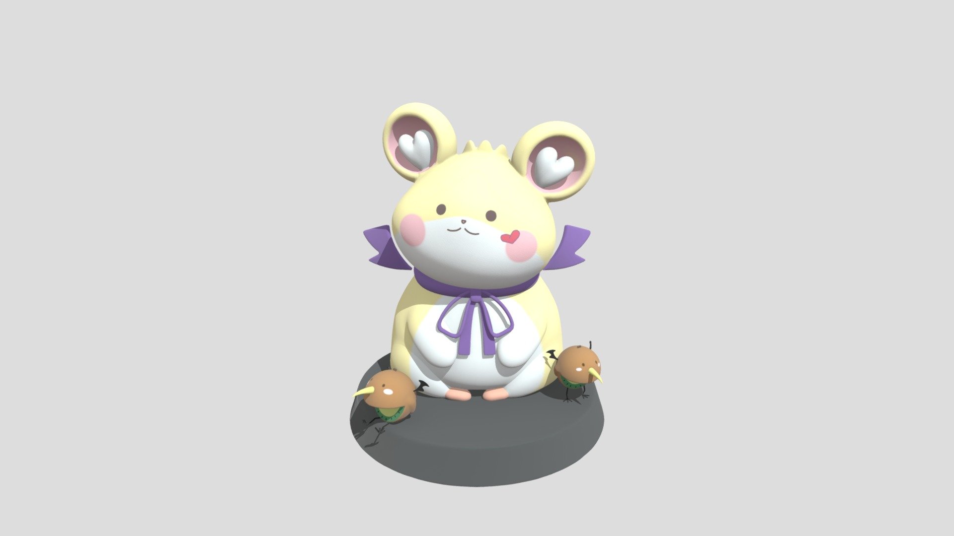 cute mouse - Download Free 3D model by s11303 [984dd0a] - Sketchfab