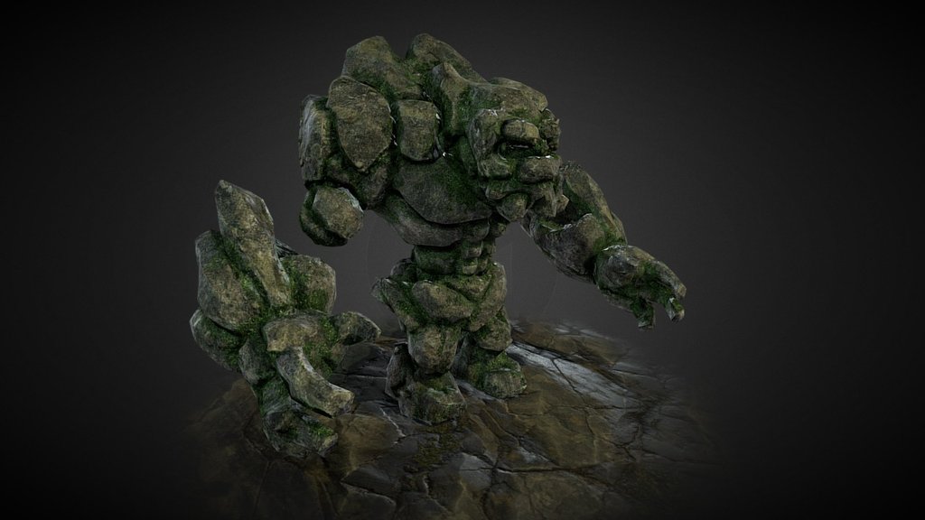 Stone Golem - 3D model by gibgib (@gibrangibgib) [984f2fd] - Sketchfab