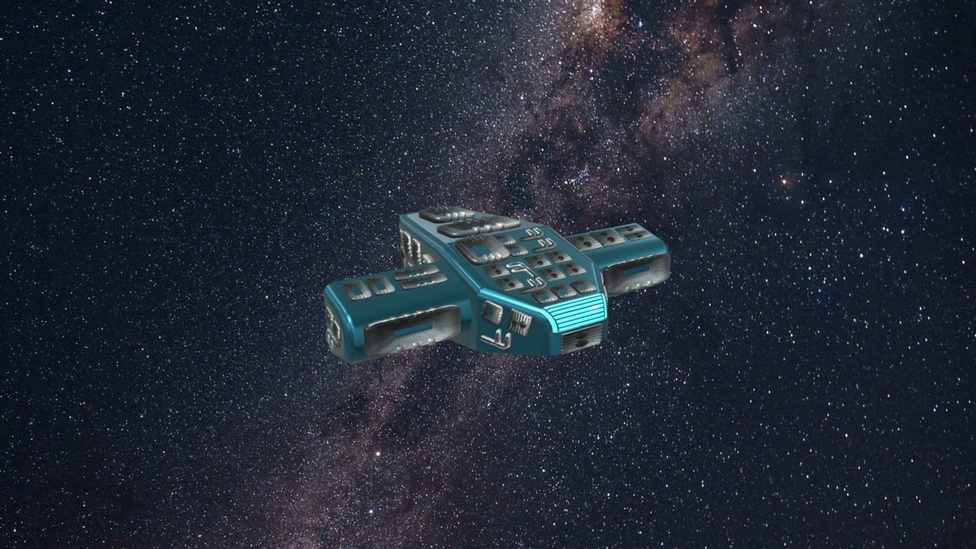 Vaisseau spatial - 3D model by Éric Charbonneau (@Ericoqc) [9850f13 ...
