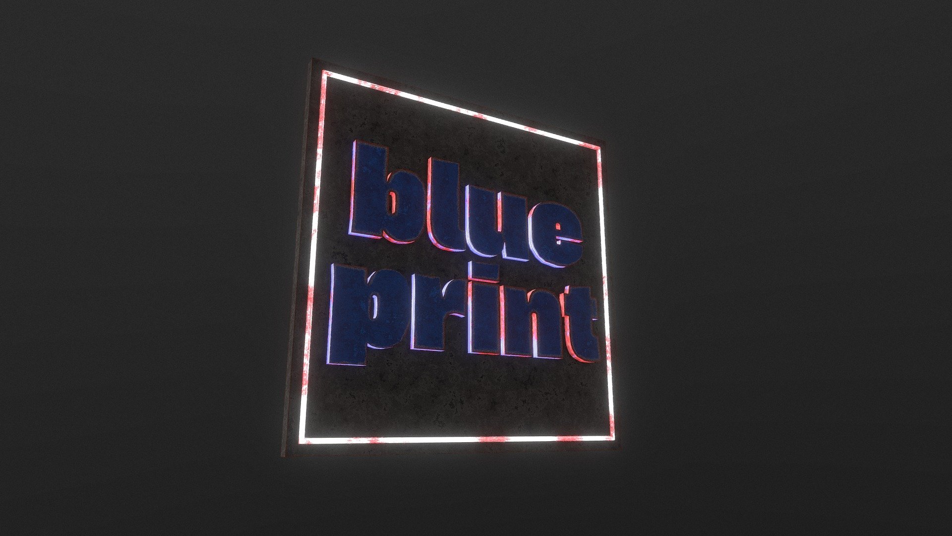 Neon Blue Print - Download Free 3D model by @blue.blender.print ...