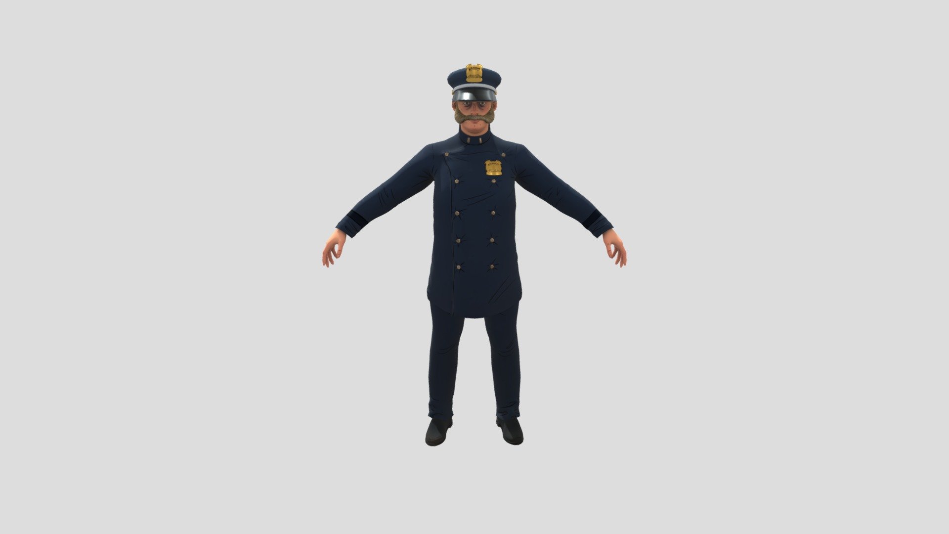 Officer Leighland - 3D model by Una.K.Carlstrøm (@Una.K.C) [98541f2 ...