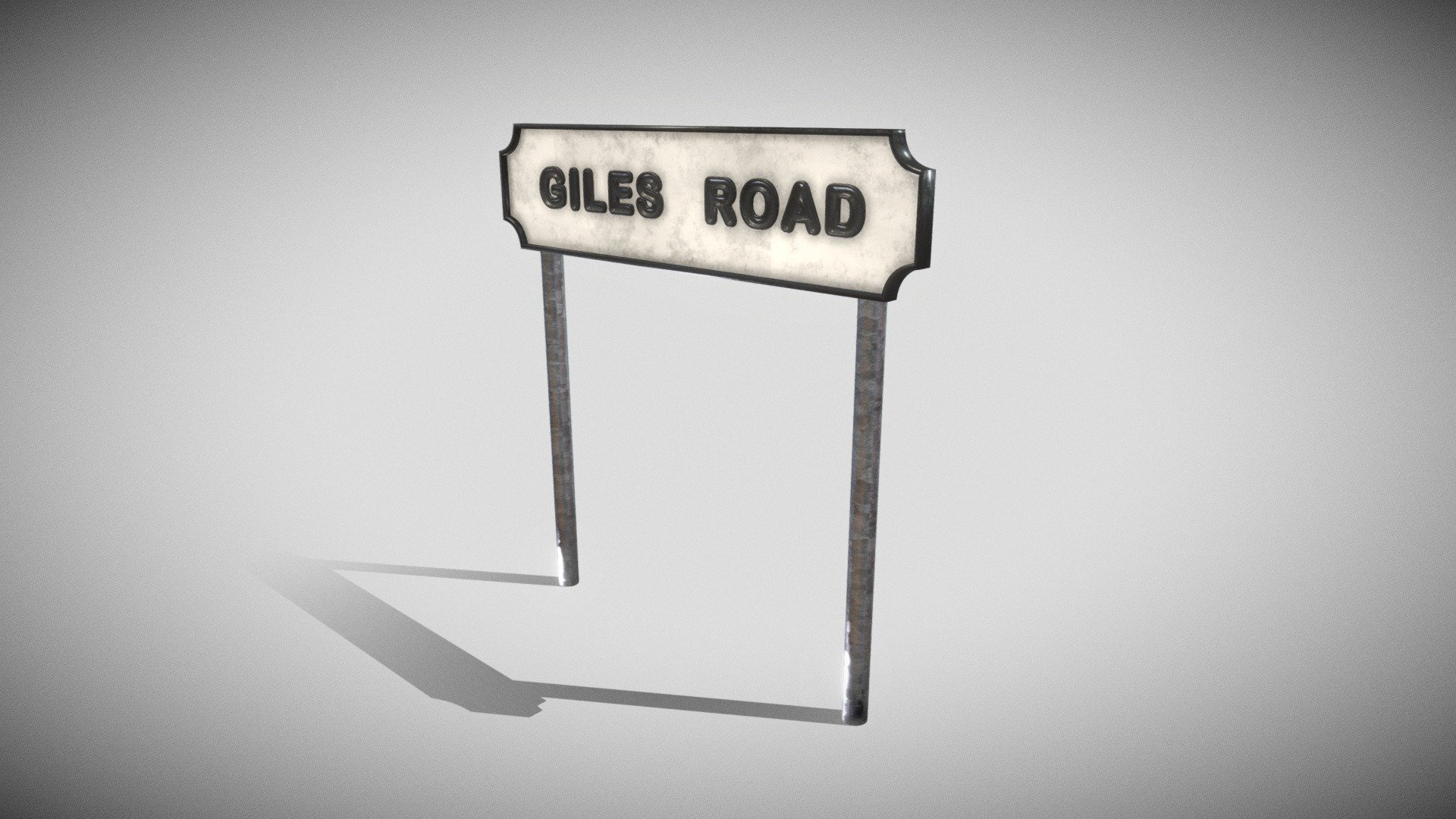 Street Sign - Download Free 3D model by kai9987kai [9854b3a] - Sketchfab