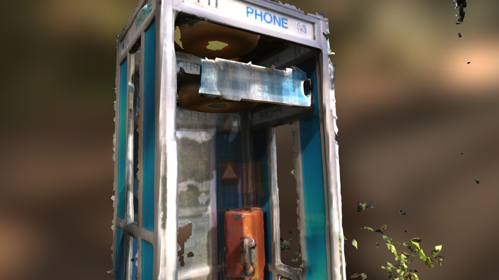 Phonebooth - 3D model by DaVideoTape [9855a96] - Sketchfab