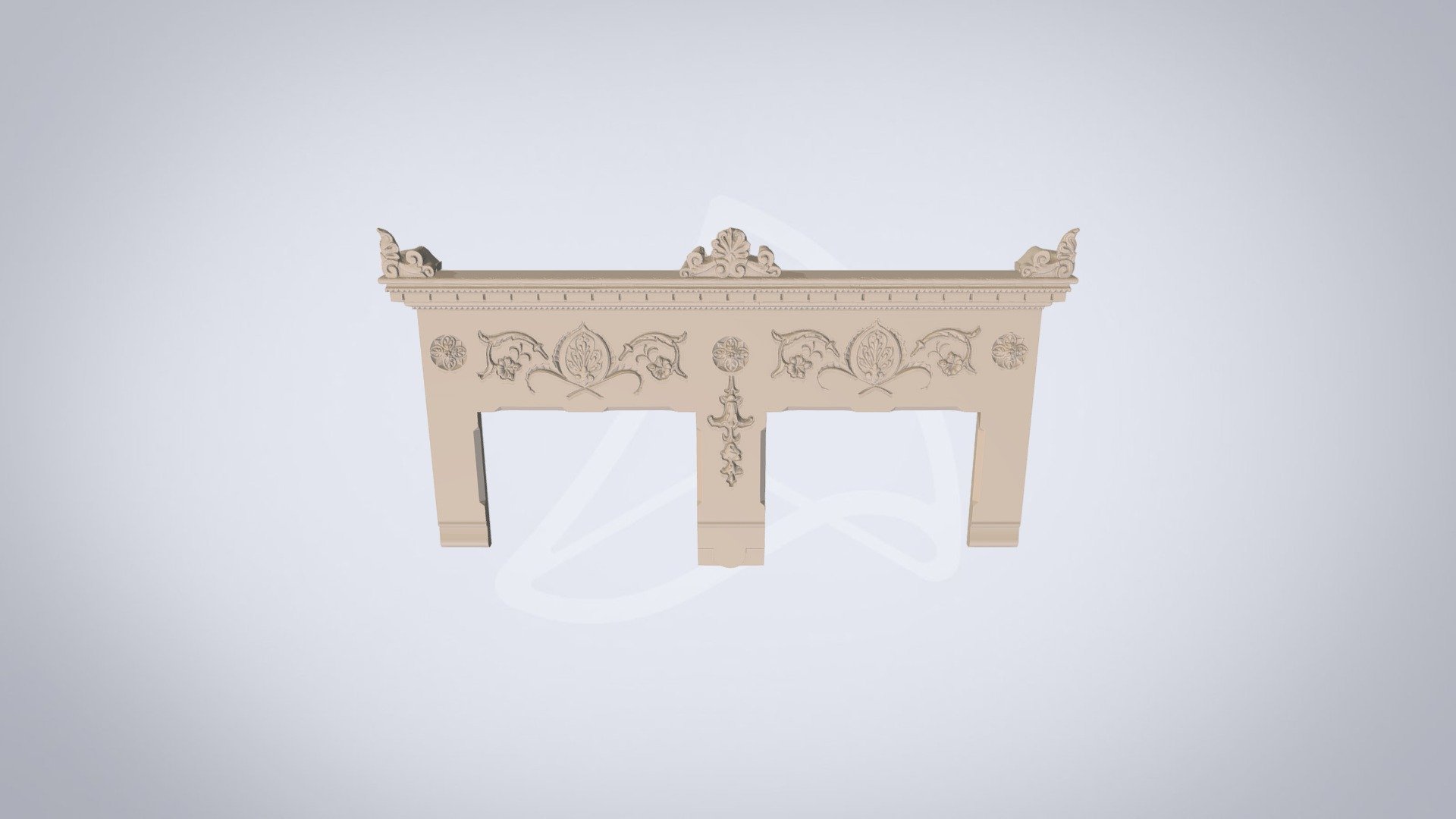 Moulding for a Seville's hotel restoration 2 - 3D model by shu_digital ...