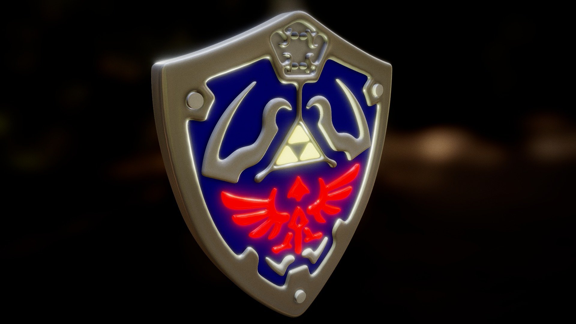 Zelda Shield - Buy Royalty Free 3D model by Gabriel Diego (@gabrieldi ...