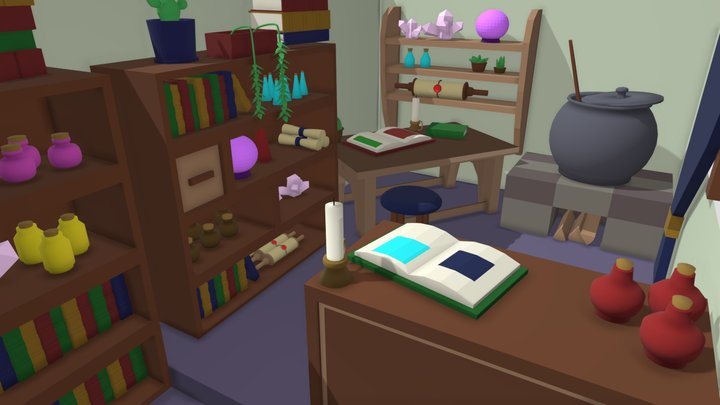 Wizard 3D models - Sketchfab