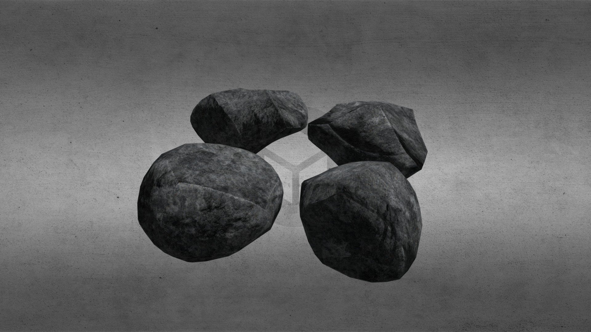Low Poly Stones - 3D model by mAlkAvIAn [98593f7] - Sketchfab