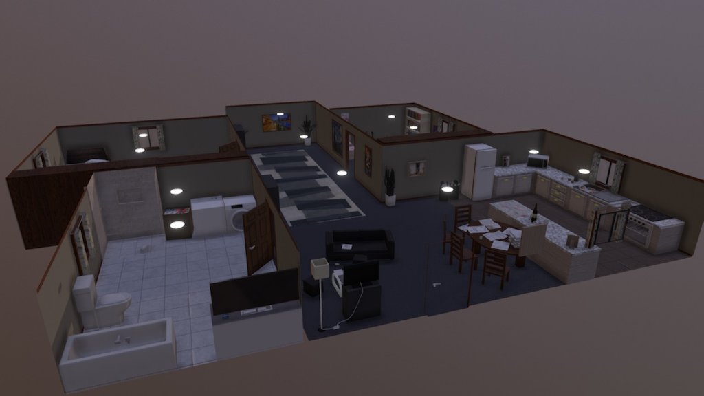 Detective Tribute Room - 3D model by Mawshake [985bd1b] - Sketchfab