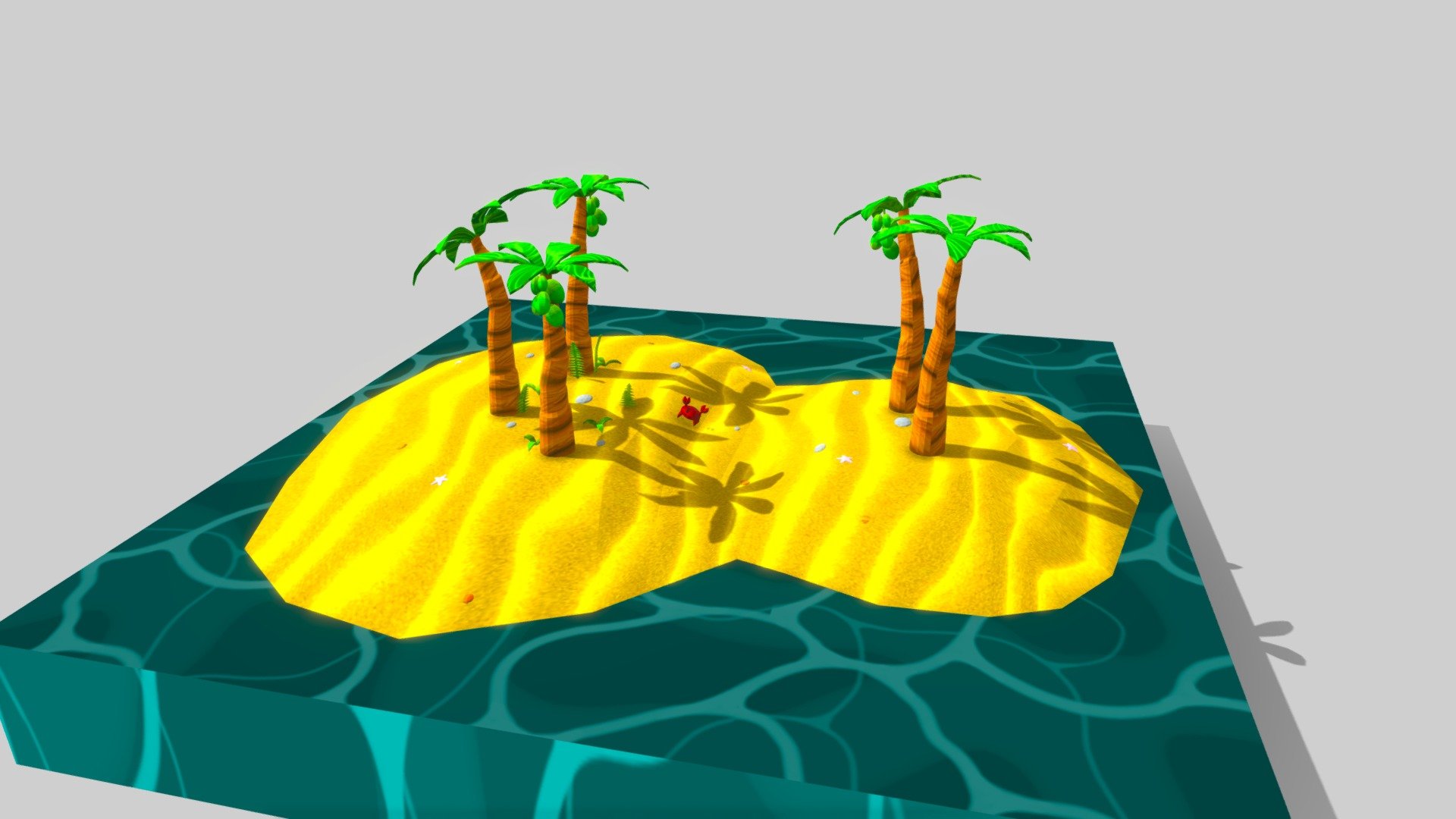 The Island - Download Free 3D model by Erkeltet [985be71] - Sketchfab