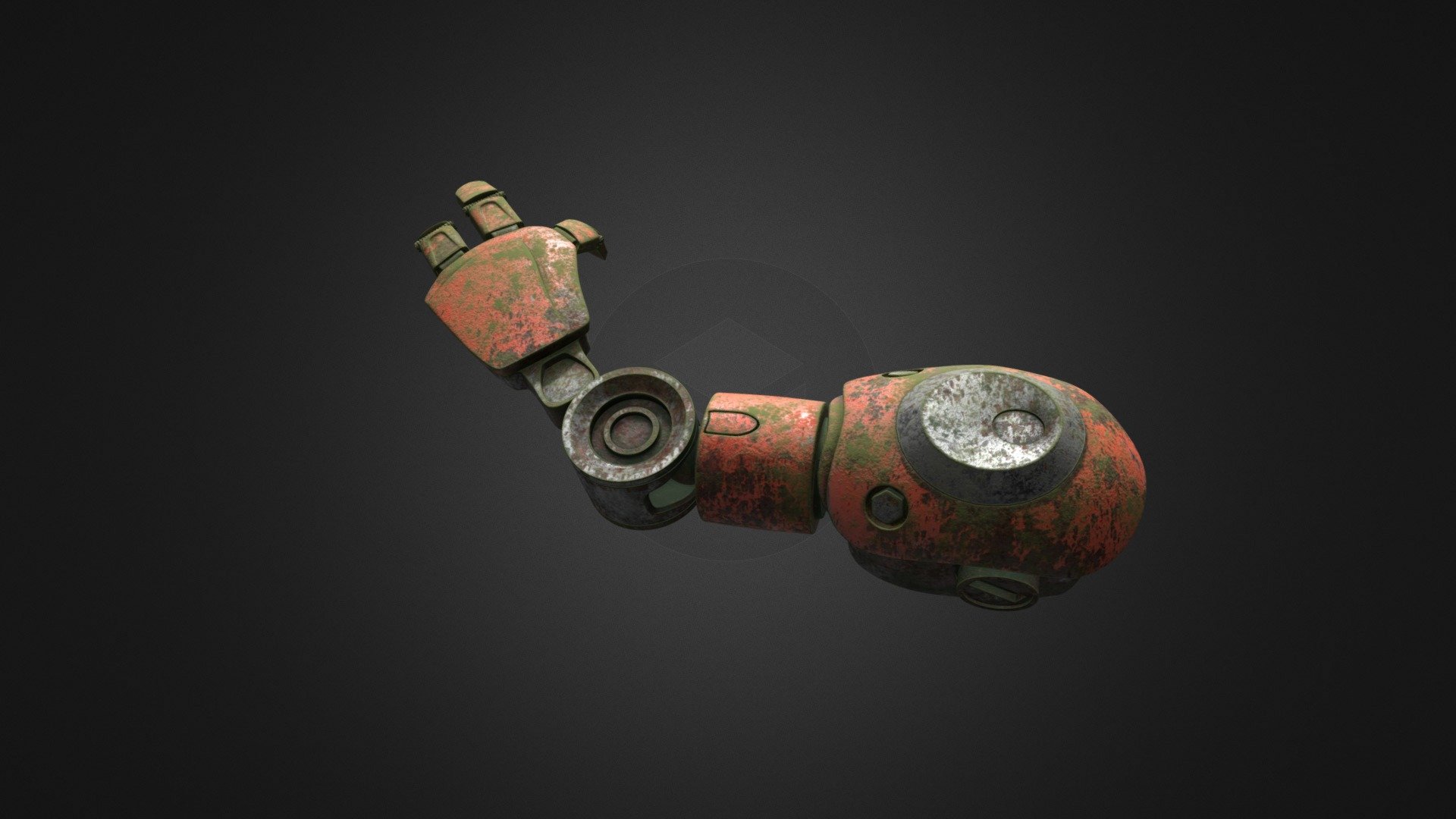 Robotic Arm Abandoned - 3D model by HOPIZ [985c22f] - Sketchfab
