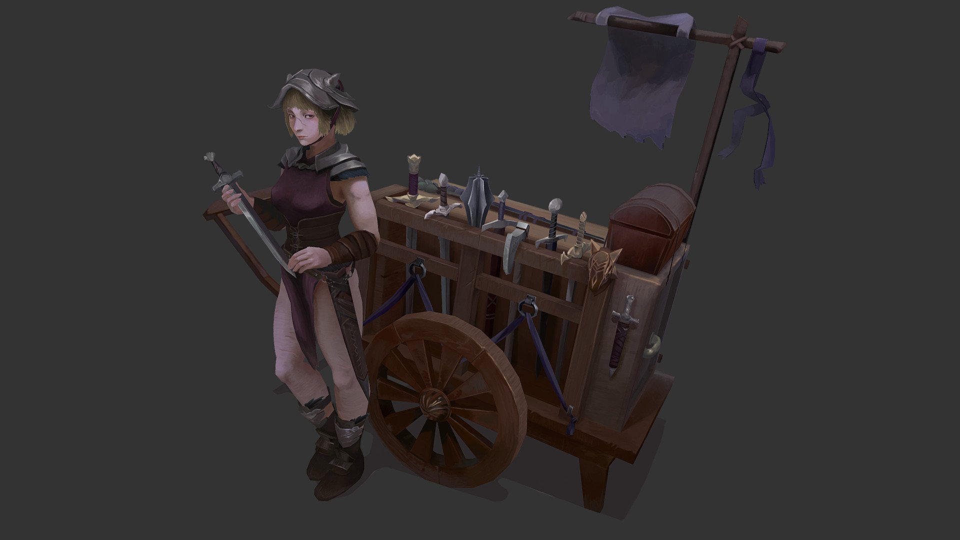 Weapon Merchant - 3D model by AlexL3D (@ArekFW) [985d24b] - Sketchfab