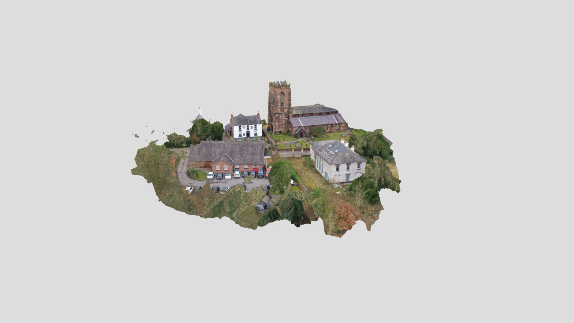St Wilfrids Curch Hall, Grappenhall - 3D model by Paul Shelley ...