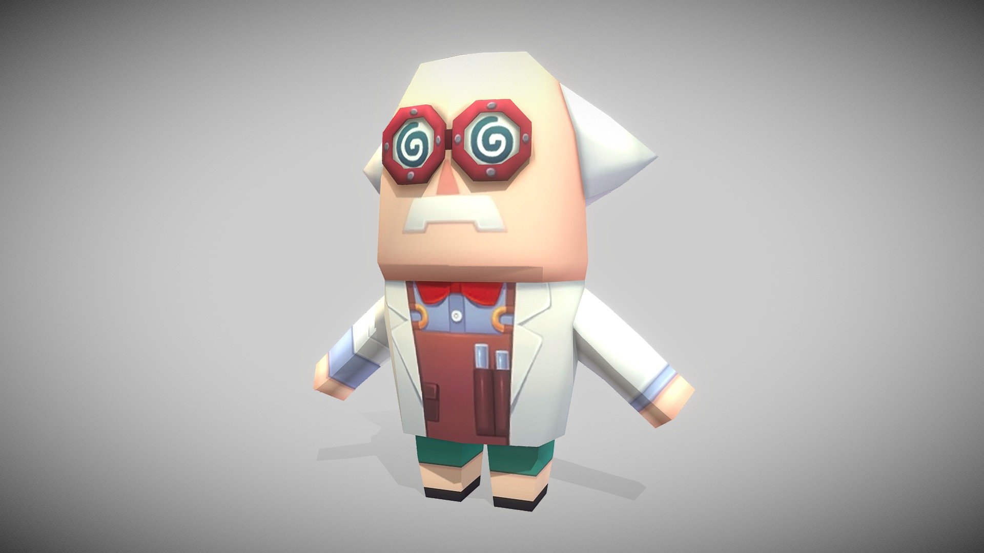 Lowpoly People: Mad Scientist - 3D model by Tempura ByteGames ...