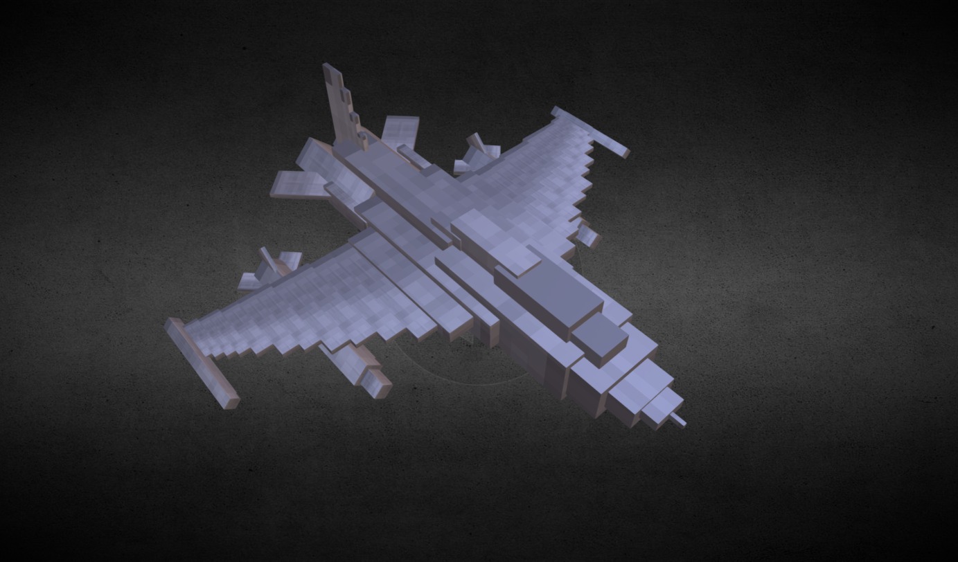 Modern Attack Airplane - 3D model by dragnoz [985dd5b] - Sketchfab