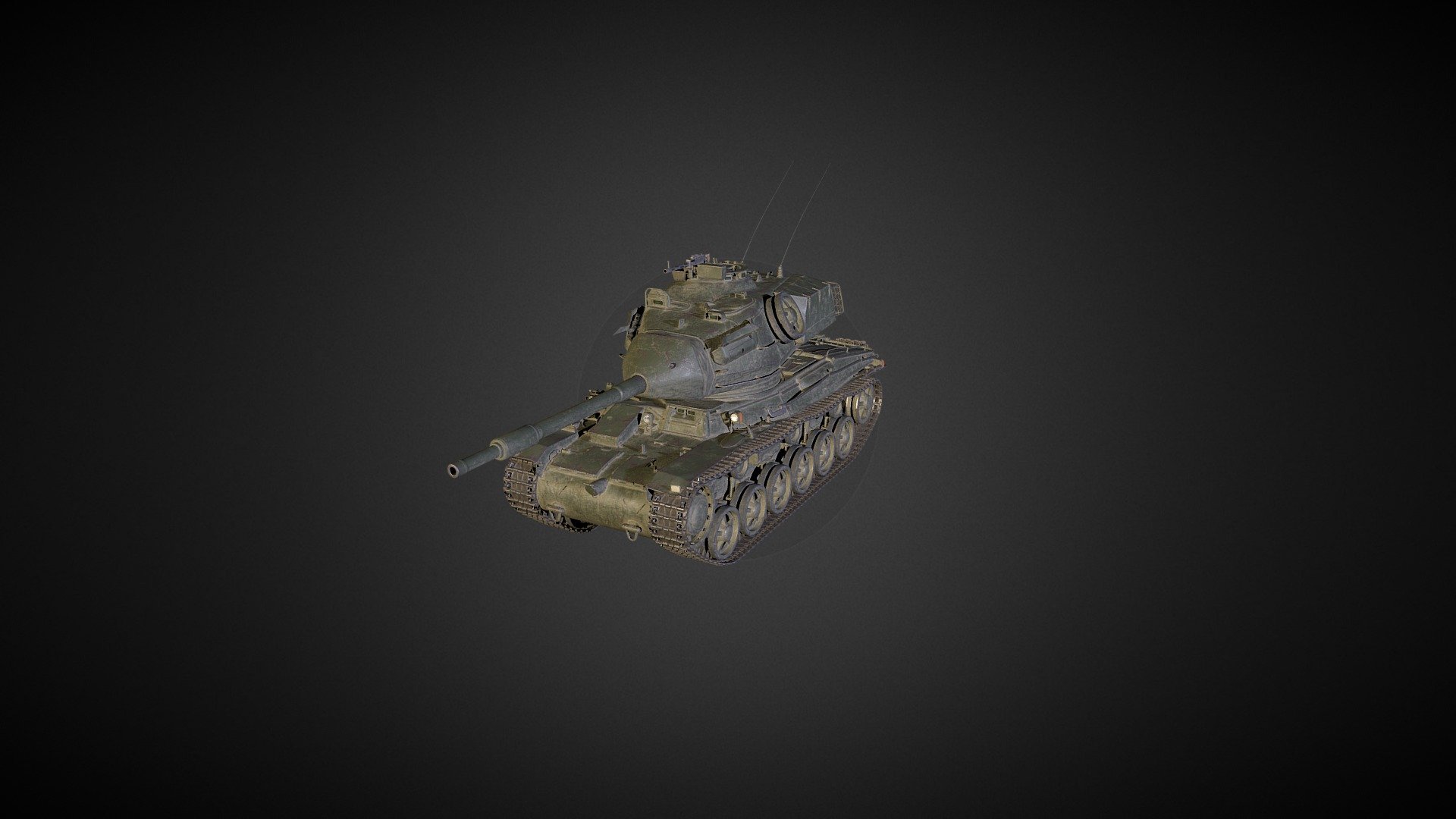 Strv 74 - 3D model by Degit22 [985ea64] - Sketchfab