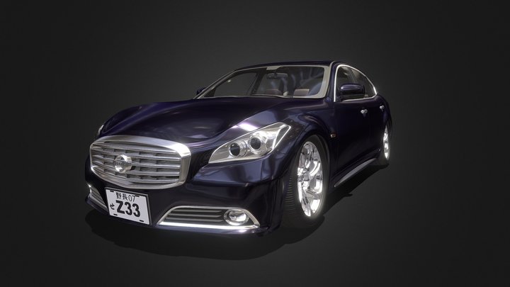Nissan-cima 3D models - Sketchfab