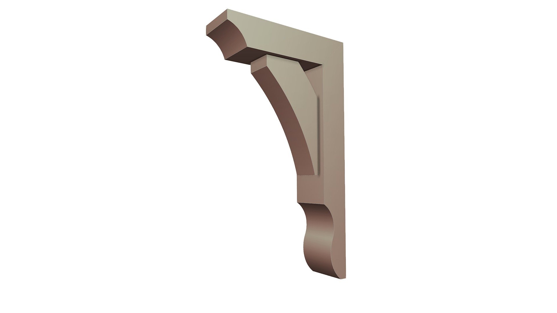 Wood Bracket 04T5 9 1/2 x 17 - 3D model by TimberBuild [986105b ...
