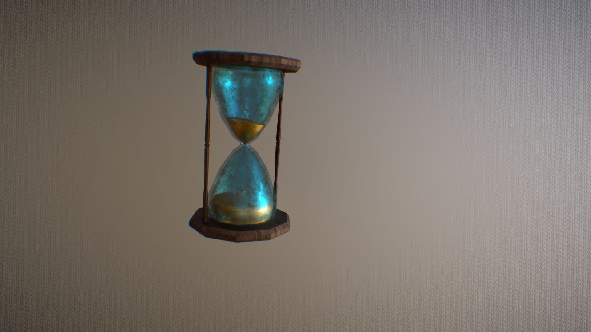 Lowpoly stylized hourglass. - Download Free 3D model by Ragdoll ...