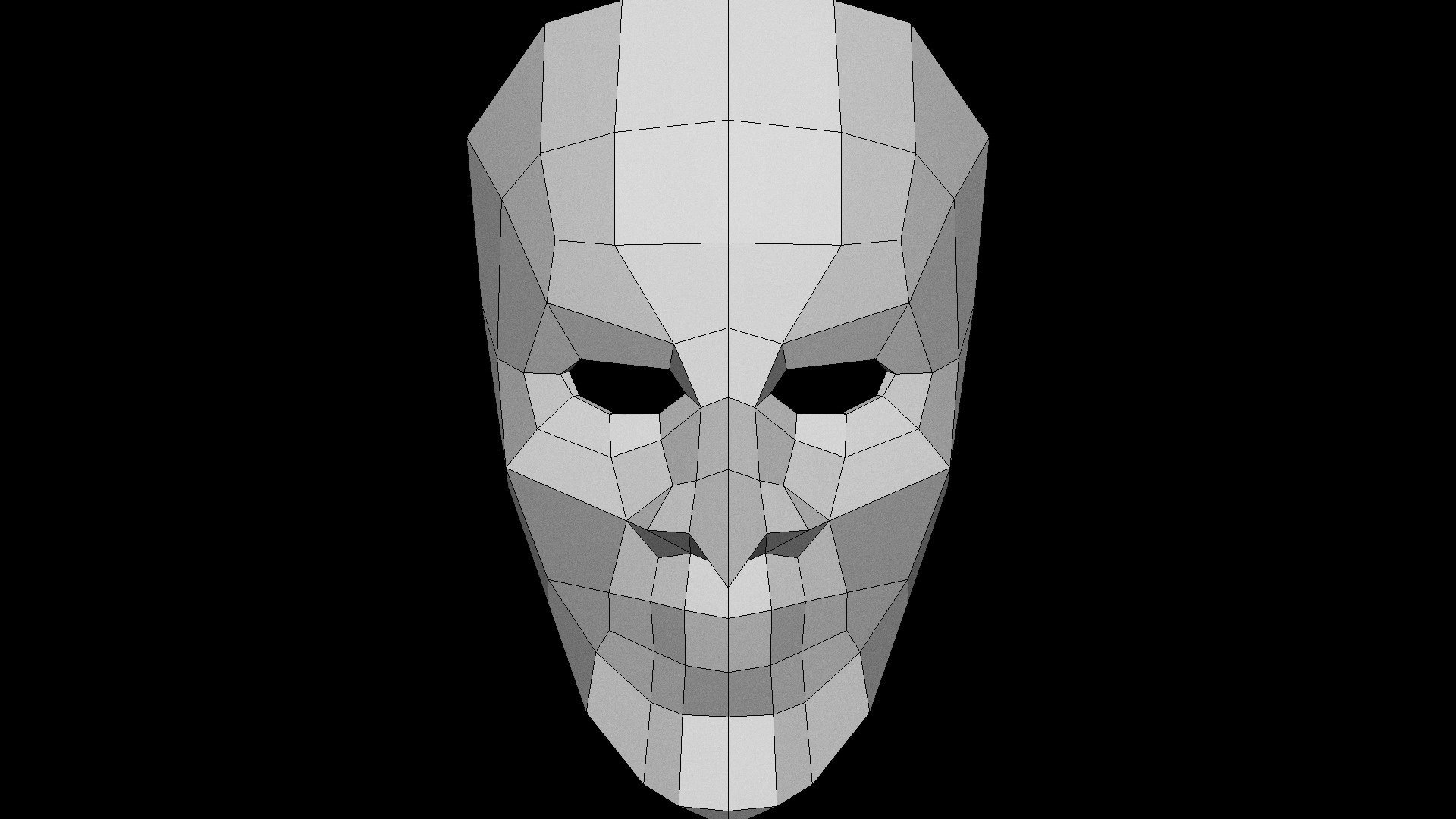 Lowpoly Base Mask Printable STL - Download Free 3D model by SonicVisual ...