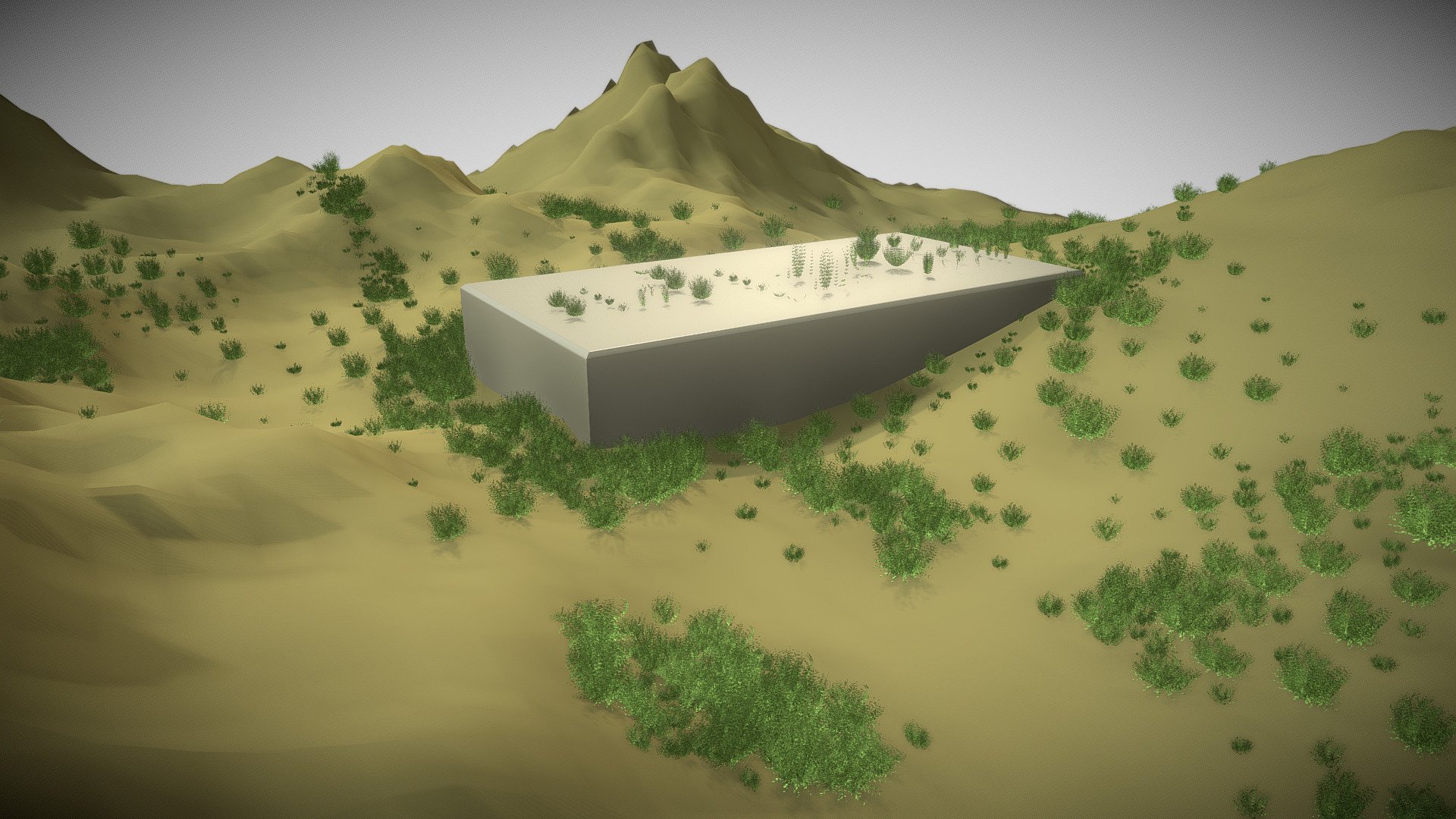 Low-Poly Liguster (Geometry-Nodes) - 3D model by VIS-All-3D (@VIS-All ...