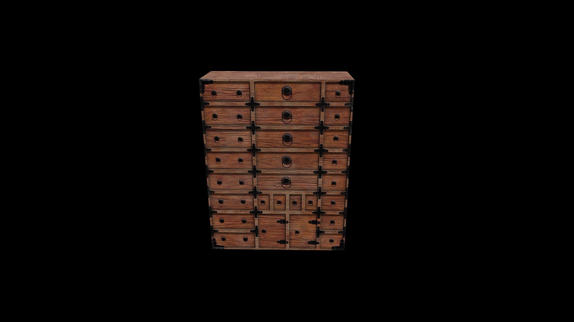 Japanese Period Edo Props - Closet - Buy Royalty Free 3D model by ...