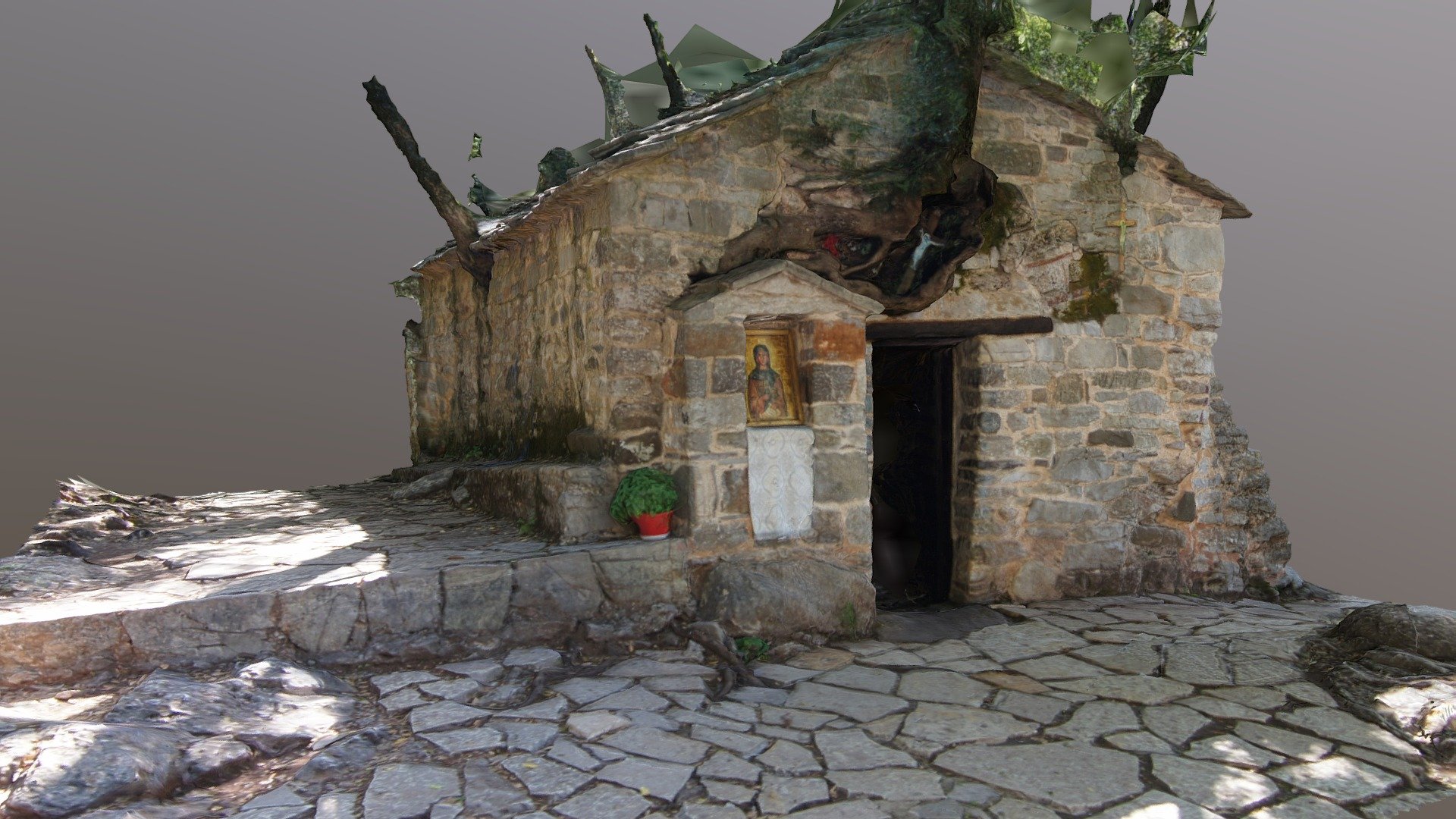 Church of Agia Theodora - 3D model by c2wallace [9868ad1] - Sketchfab