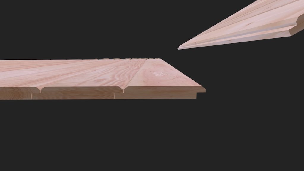 SHIPLAP WITH 'V' GROOVE - 3D model by ROBBINSLUMBER [986ce7d] - Sketchfab