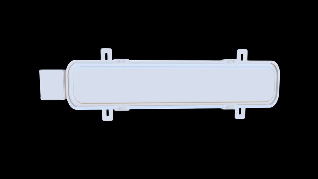 White SOP LED Luminaire WTA Series (IEC) IP67 - 3D model by BH-eStore ...