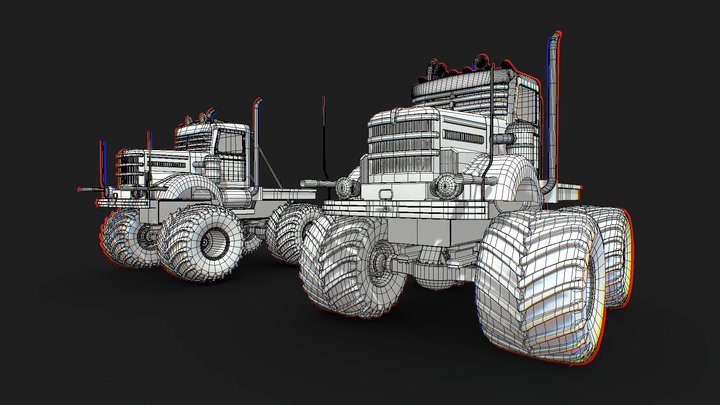 Monstertruck 3D models - Sketchfab